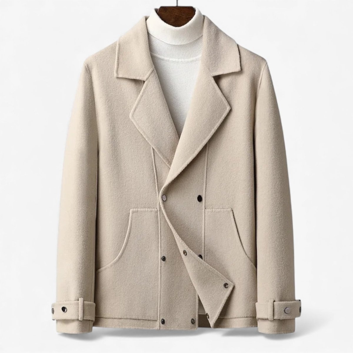 Smart casual winter wool blend jacket for men – Antonios