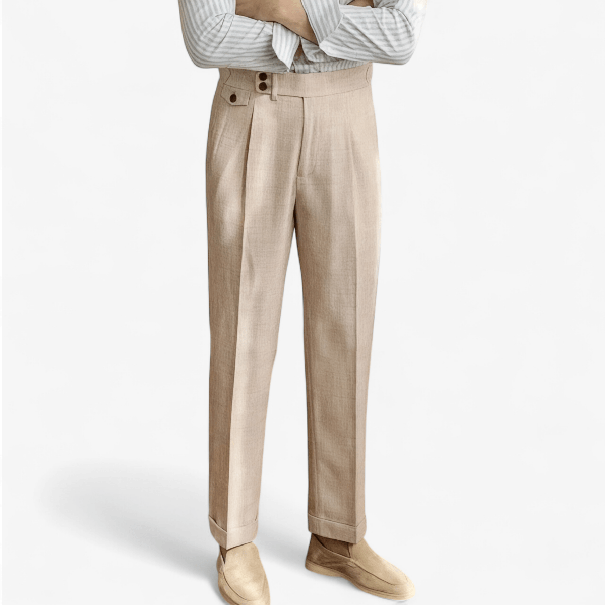 Paris formal high-waist trousers - Elevate Your Style – Antonios